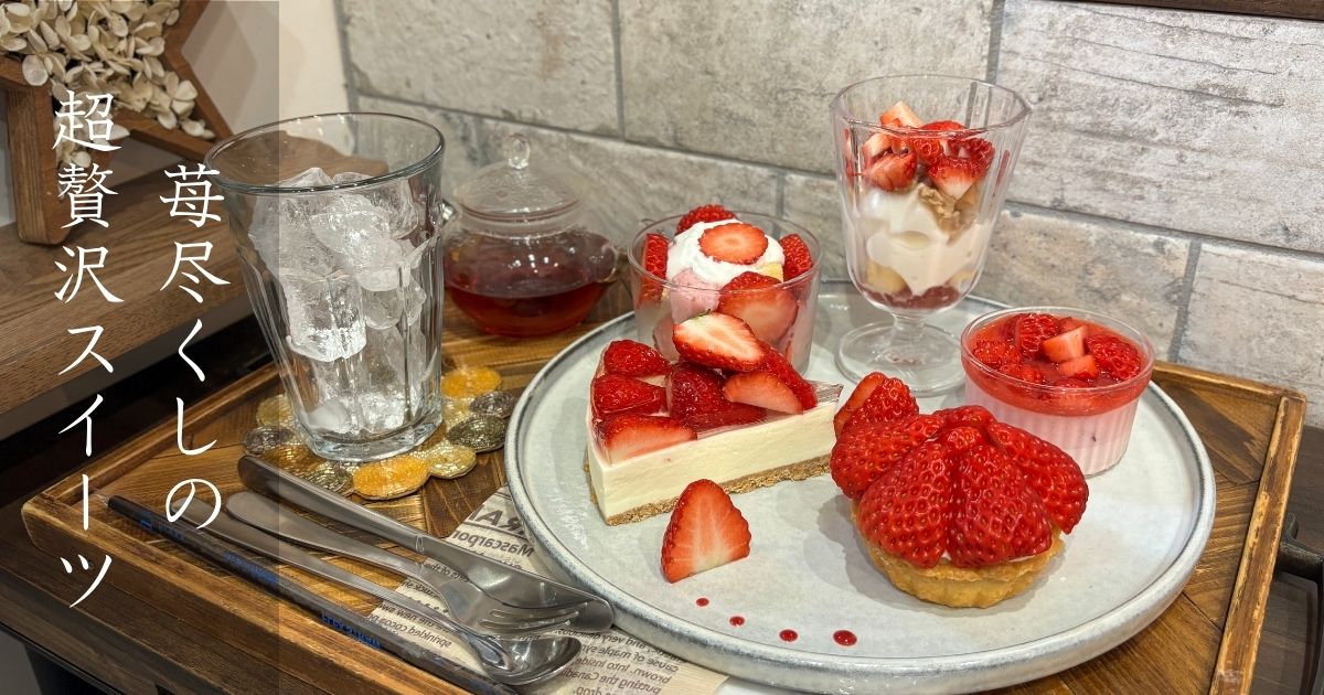カフェ クラン（cafe Clan）豊田市 苺のケーキ5種がスイーツ好きには堪らないご褒美だった！メニューや駐車場情報まとめ | コハクの豊田 ...